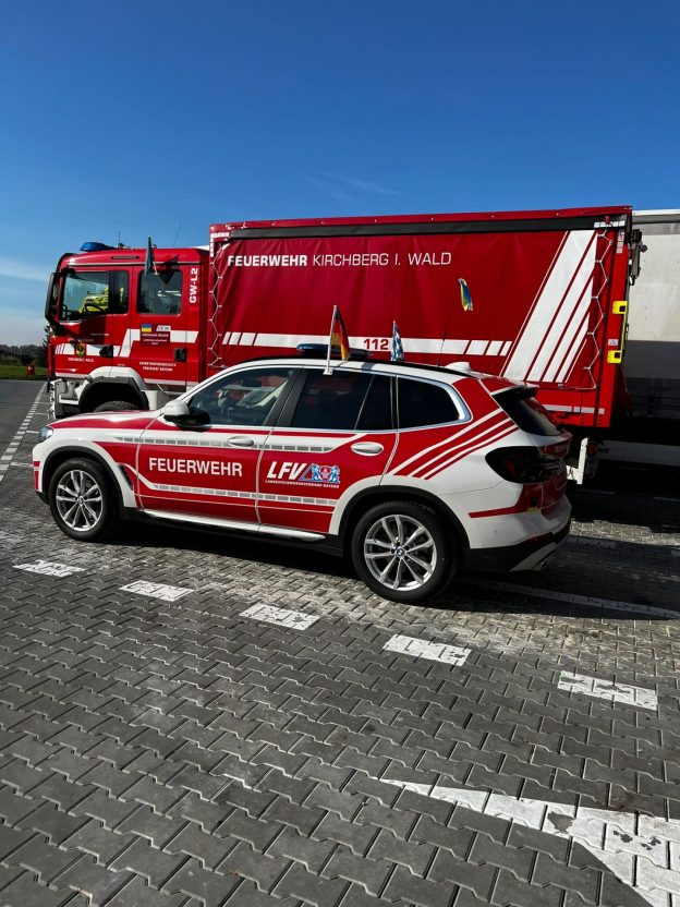 Hilfskonvoi des LFV Bayern für die Feuerwehren in der Ukraine - KFV Regen