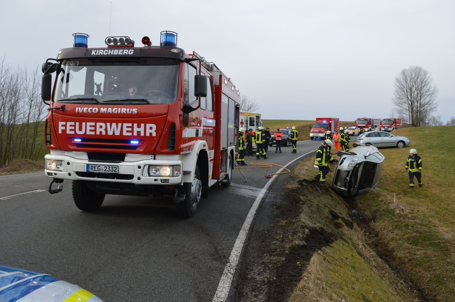THL 3 auf der REG 5 Trametsried Richtung Mitterbichl - KFV Regen